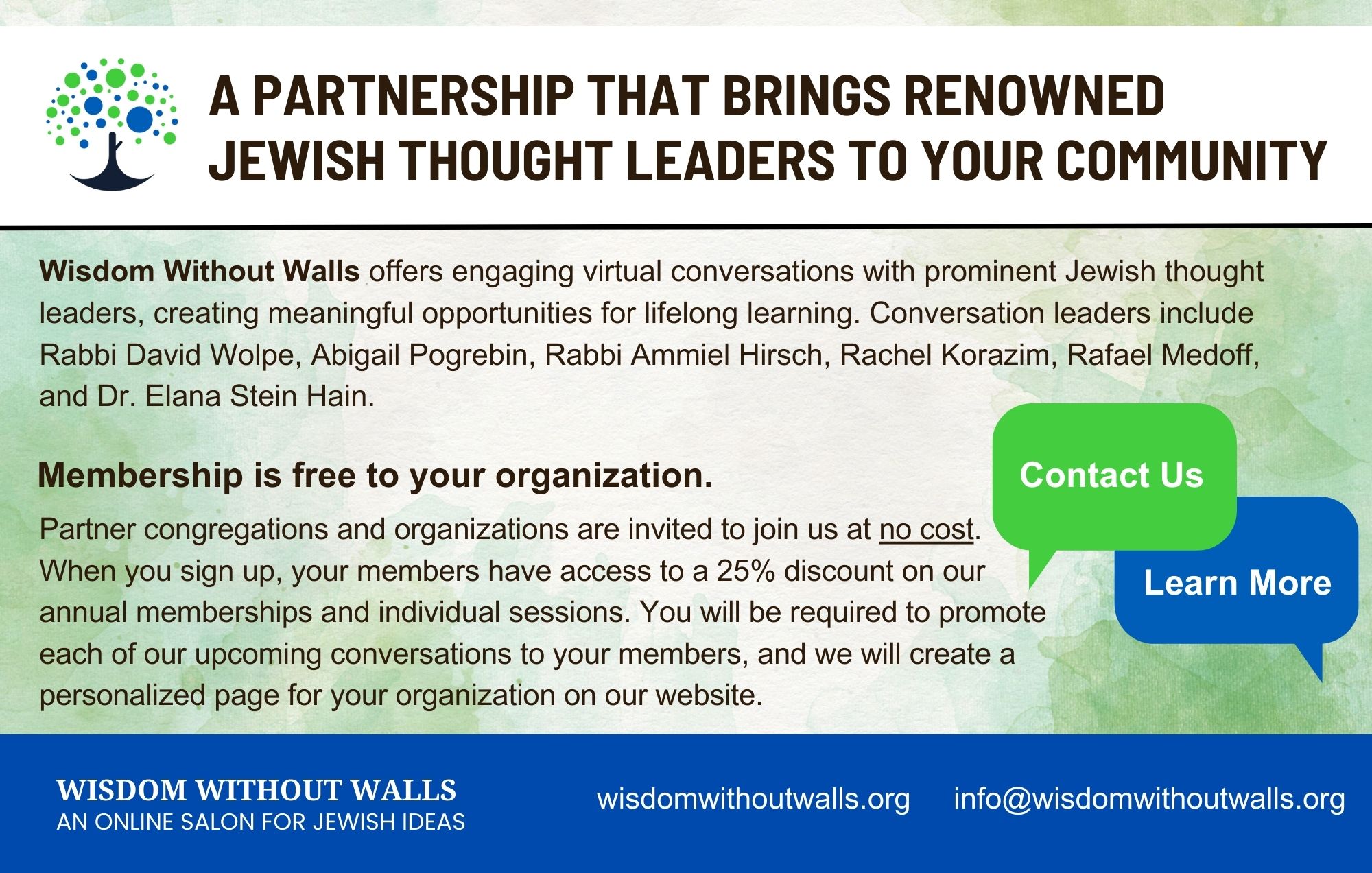 Organizational Membership - Wisdom Without Walls